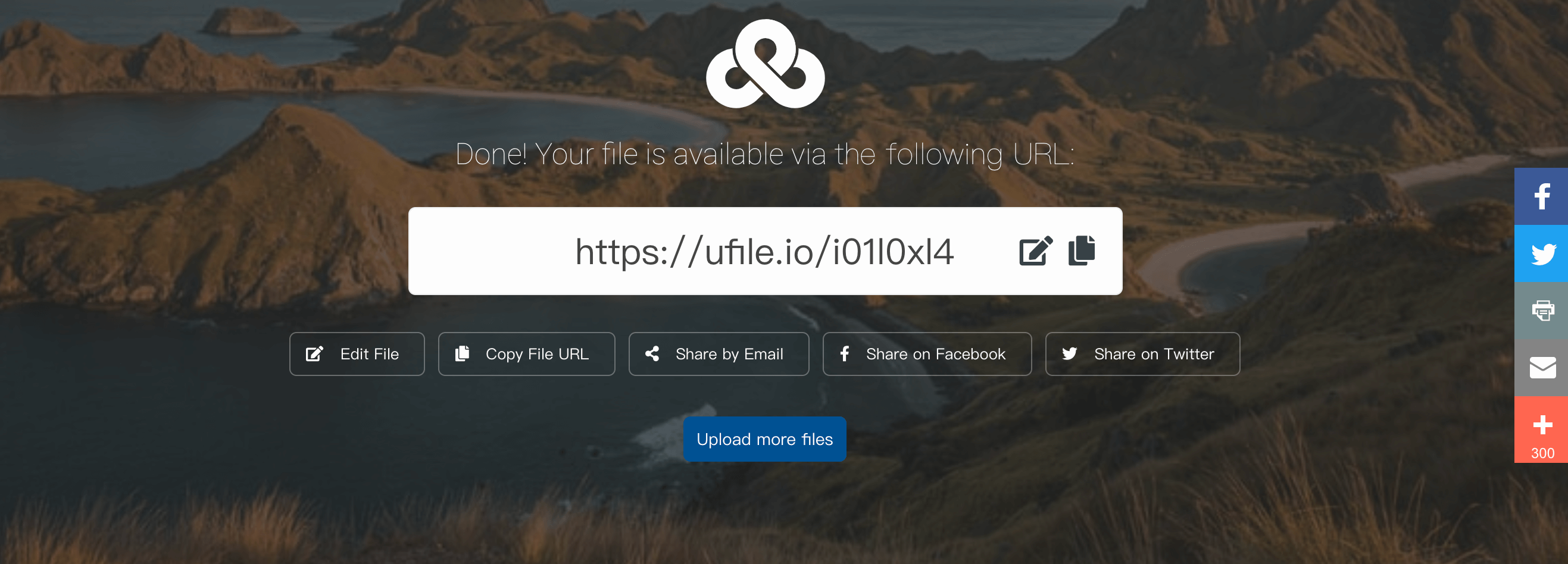 Ufile.io 免費線上存儲空間，可支援單檔最大 5 GB 各種類型檔案！