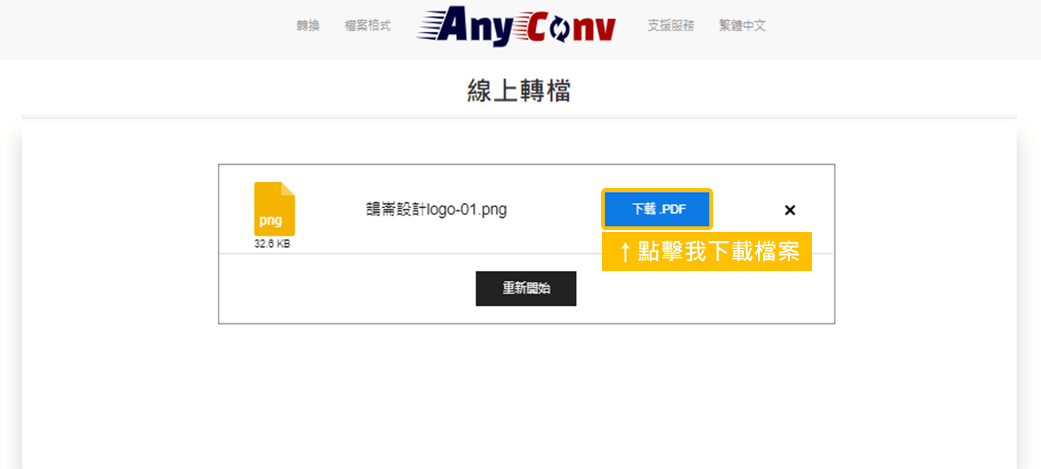 AnyConv 免費線上轉檔工具，支援圖片、文件、影片等近400種格式！