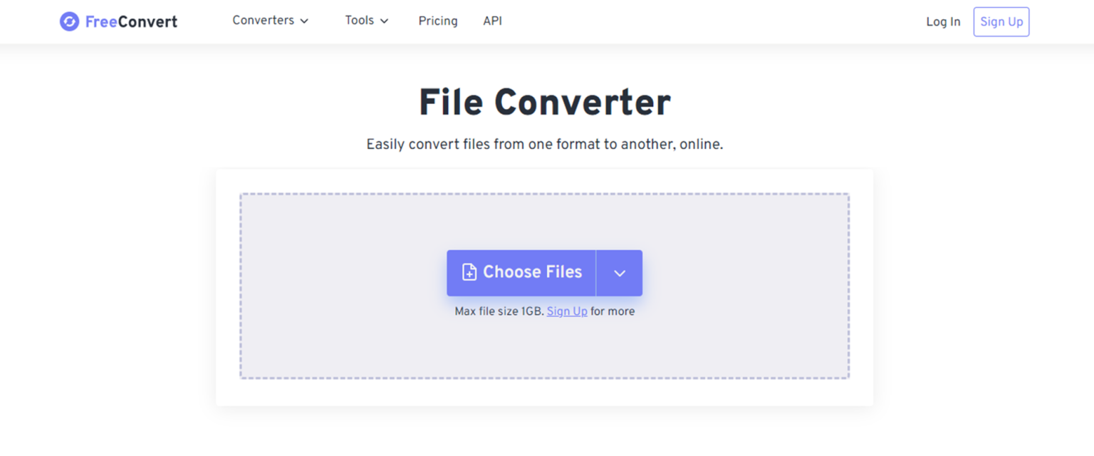 FreeConvert 免費轉檔工具，支援影片、圖片等超過 1500 種文件轉換！